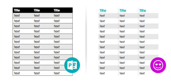PowerPoint Presentations: Quick Tips for Better Tables | SlideRabbit